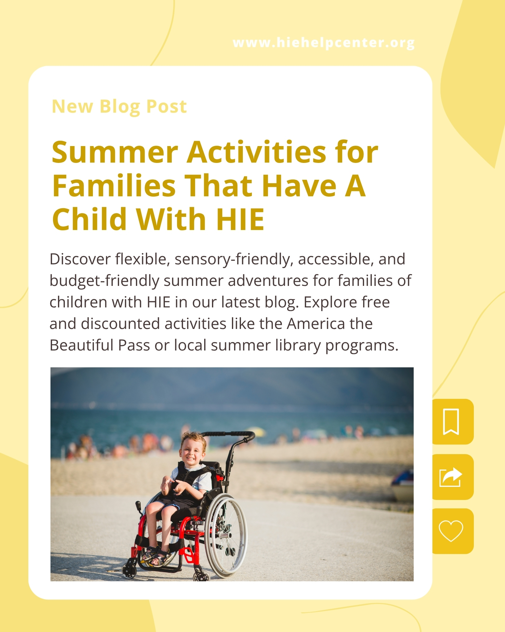 Summer Activities for Families of Children with HIE | HIE Help Center